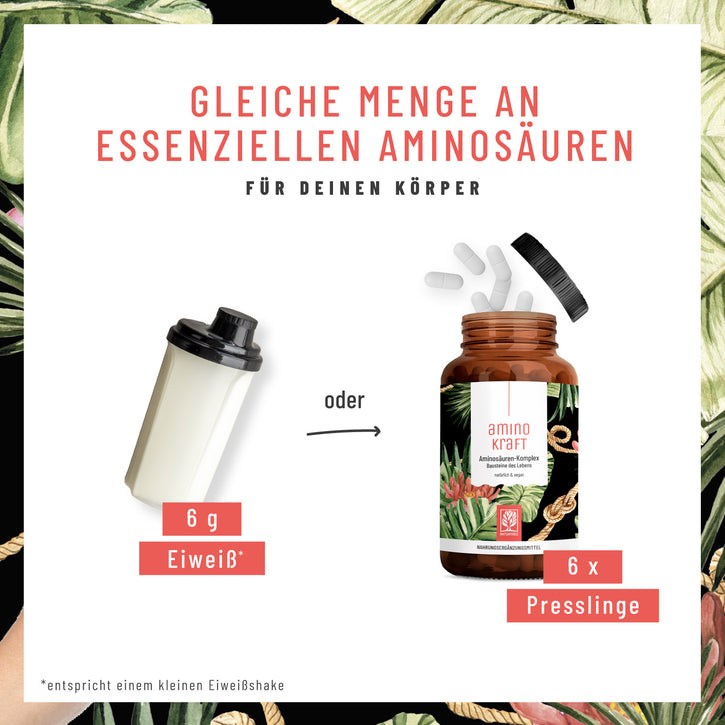 Aminosäuren Komplex hochdosiert · AMINOKRAFT von NATURTREU